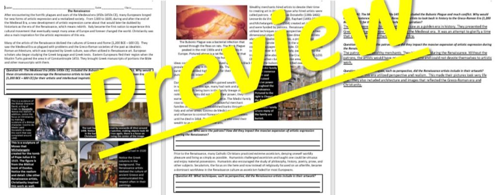 The Renaissance Begins - Teach World History