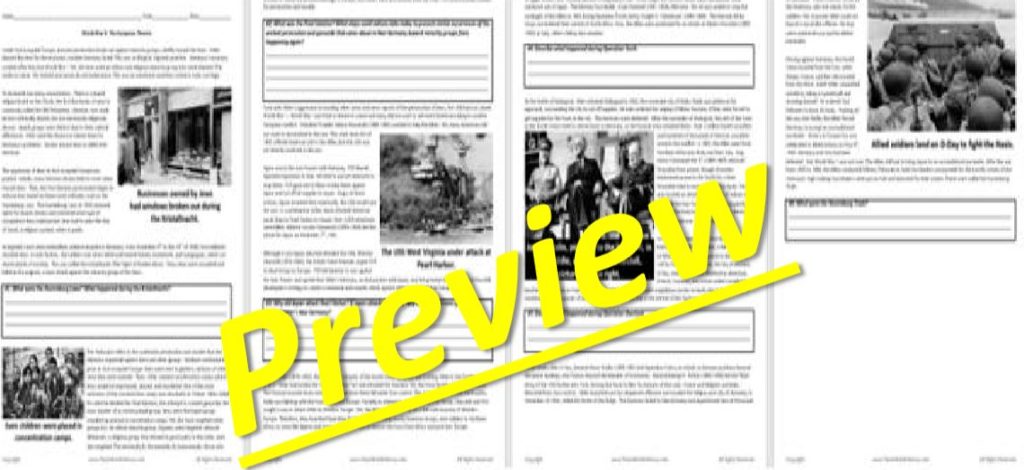 World War II: The European Theatre - Teach World History